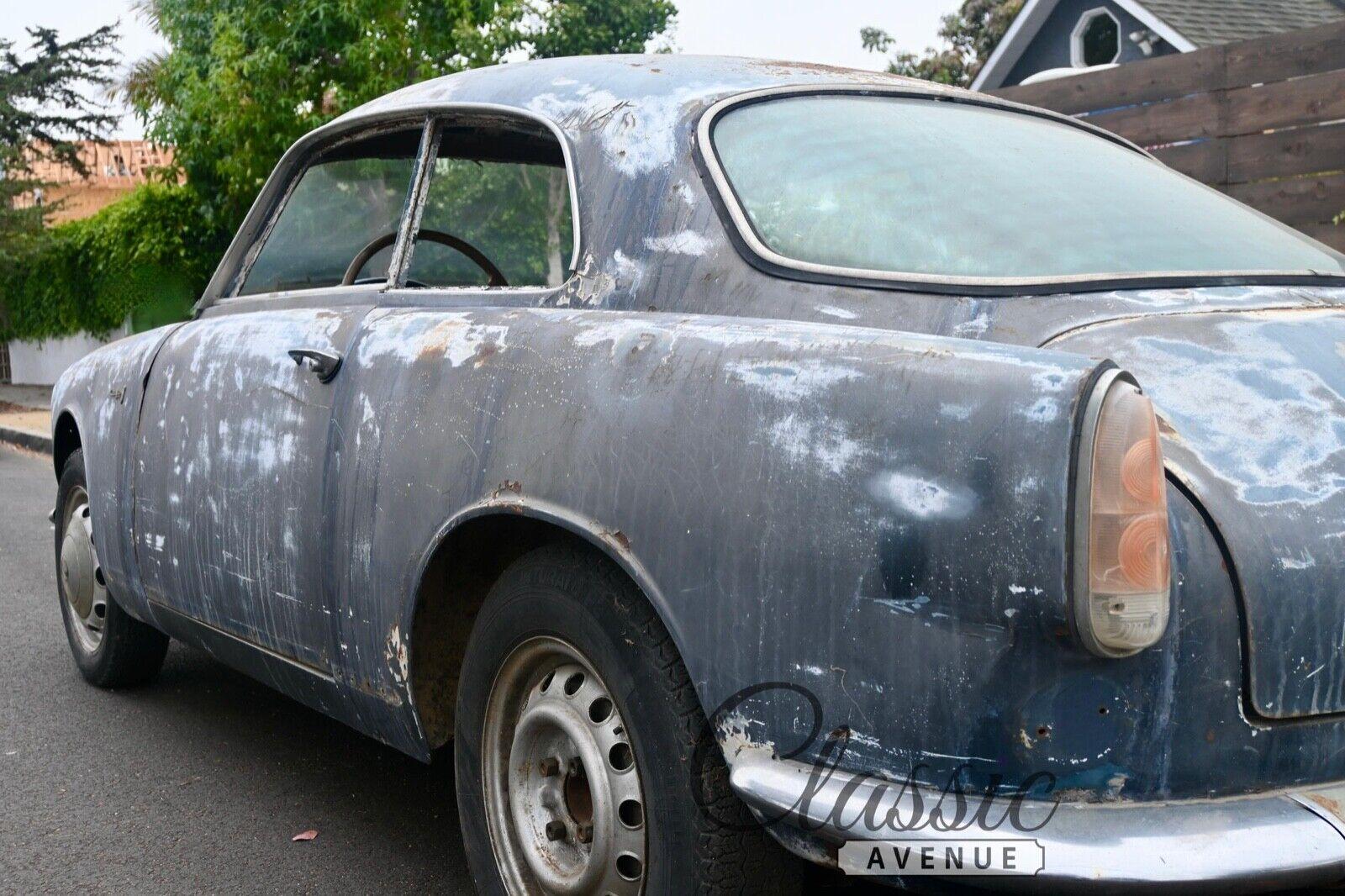1960 Alfa Romeo Giulietta Sprint Project, rust and accident-free for sale